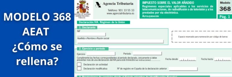 Modelo 368 AEAT • ModelosHacienda.Com